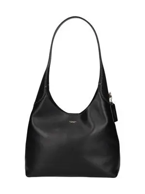 COACH Leather Shoulder Bag - Black