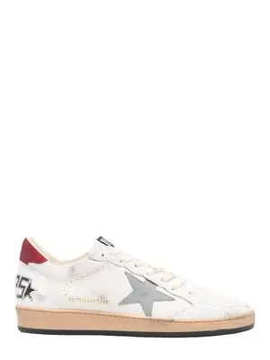 GOLDEN GOOSE Ball Star Leather Sneakers Red
