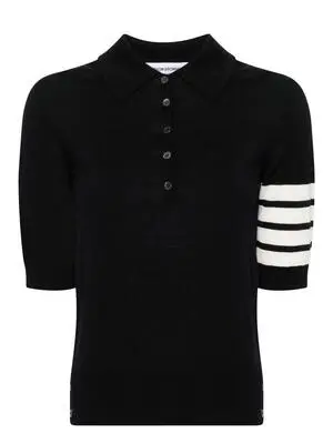 Thom Browne Wool Polo Shirt - Blue