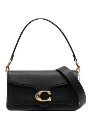 COACH Tabby 26 Leather Shoulder Bag Black