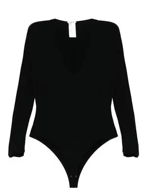 Wolford V-neck Bodysuit - Black