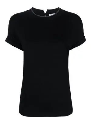 Brunello Cucinelli Cotton T-Shirt Black