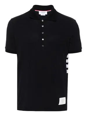 Thom Browne Cotton Polo Shirt - Blue