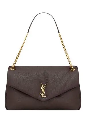 Saint Laurent Calypso Large Bag - Brown
