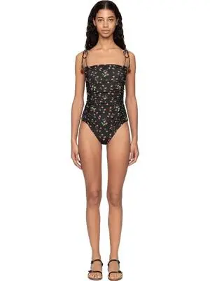 Sea Katarina Printed One-piece Swimsuit - Stripe
