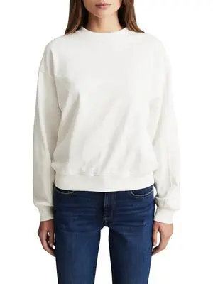 MAVI Cotton Sweatshirt - Antique White