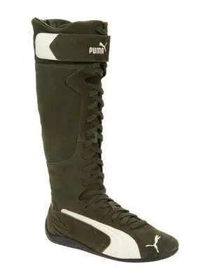 PUMA Speedcat Sneaker Boots - Dark Olive/frosted Ivory