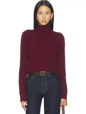 FRAME Cashmere Fleck Turtleneck - Pinot