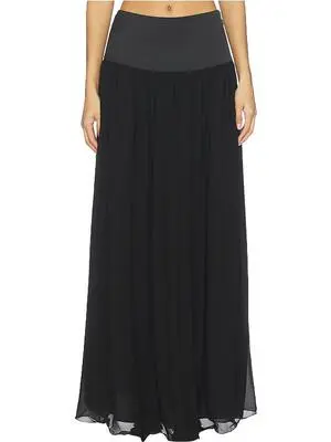 Posse Solene Pleated Skirt - Black