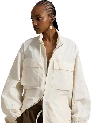 Ralph Lauren Oversize Utility Windbreaker - Estate Cream