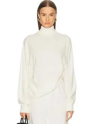 EAVES Allma Asymmetric Sweater - Eggshell