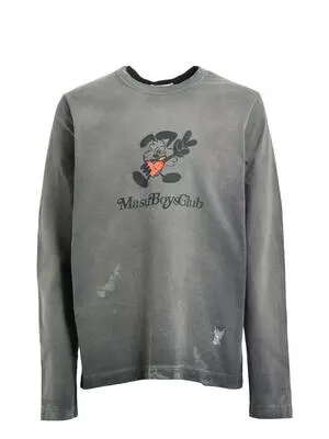 MASU Wasted Vick Long-sleeve Sweatshirt - Black