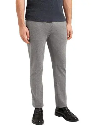 Ted Baker London Slim Fit Stretch Trousers - Light Grey