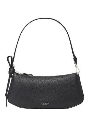 Kate Spade New York Loop Leather Pochette - Black