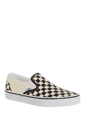 VANS Classic Slip-On Sneakers Black And White Checkered