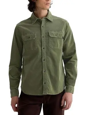 Ag Curtis Corduroy Work Shirt - Sulfur Urban