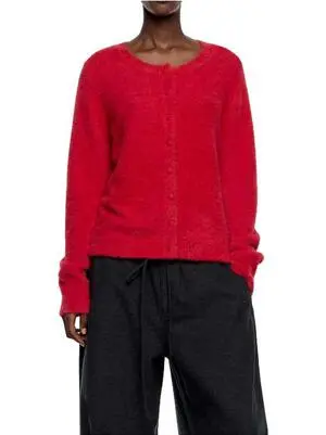 Bimba Y Lola Fitted Cardigan Red