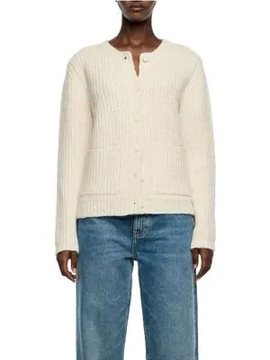 Bimba Y Lola Fitted Cardigan - Ivory