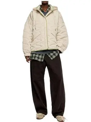 Bimba Y Lola Padded Jacket With Hood - Ivory