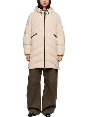 Bimba Y Lola Puffer Coat - Ivory
