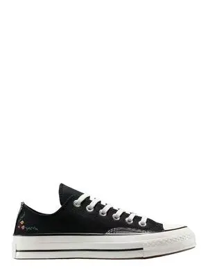 CONVERSE Chuck 70 Floral Embroidered Sneakers - Black