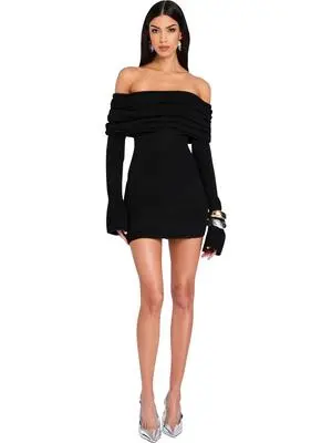 SEROYA Selene Mini Dress - Black
