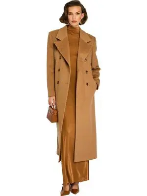 SEROYA Leche Wool Coat - Camel