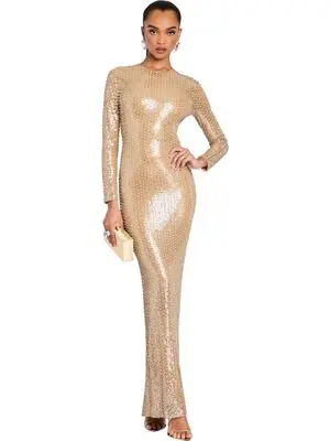 RETROFETE Monette Sequin Gown