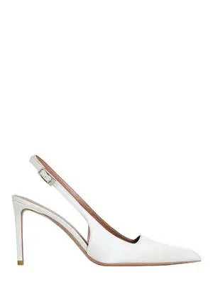 Retrofete Evelyn Satin Slingback - Winter White