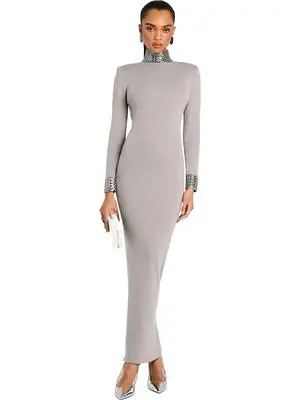 Retrofete Monroe Embellished Knit Dress Cloud
