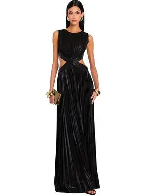 Retrofete Remington Lamé Gown - Black