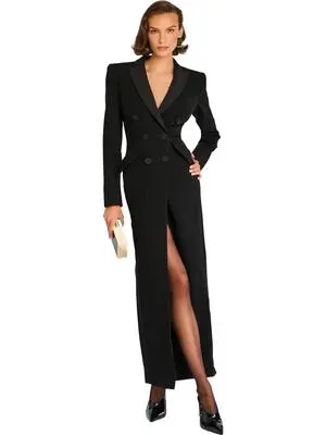 SANS FAFF Amberly Blazer Evening Dress - Black