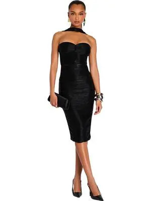 Retrofete Maelis Dress Metallic Black