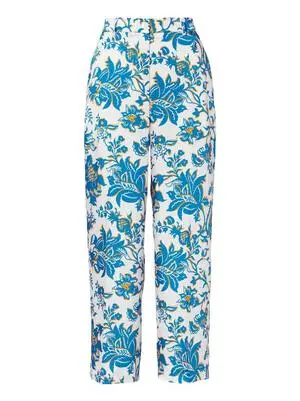 Etro Printed Wide-leg Pants - Multicoloured