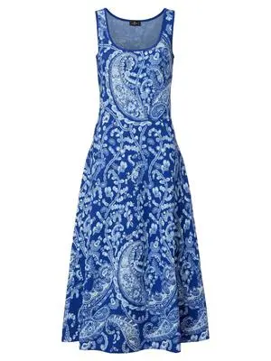 Etro Knitted Midi Dress - Blue