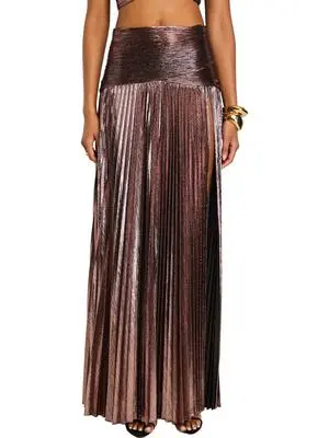 Retrofete Olivera Skirt - Metallic Mauve