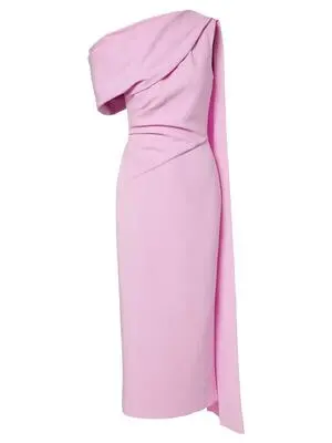 ROKSANDA Maite Caped Midi Dress - Pink