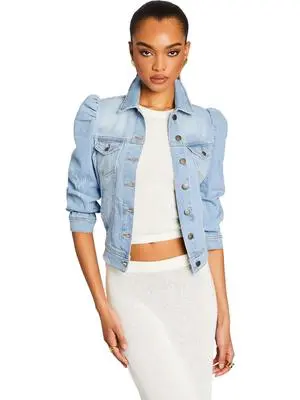 Retrofete Ada Denim Jacket - Light Blue Stone