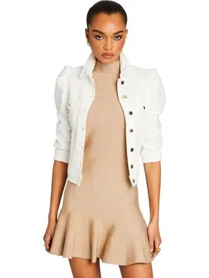 Retrofete Ada Denim Jacket - Vintage White