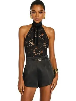 Retrofete Ravenna Lace Top - Black
