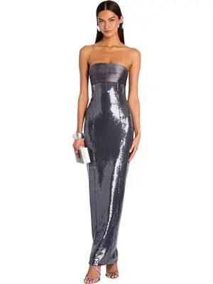 Retrofete Kenia Sequin Gown - Dusk