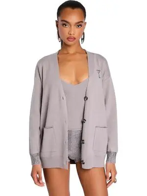 Retrofete Sidara Cardigan - Cloud/gunmetal