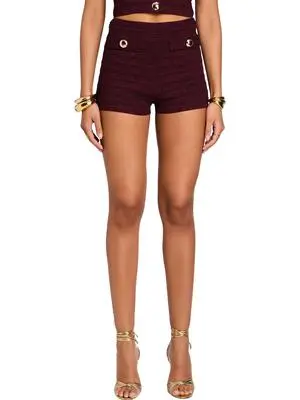 Retrofete Sandra Knit Short - Metallic Pinot