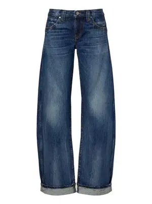 Khaite Karo Barrel-leg Jeans - Blue