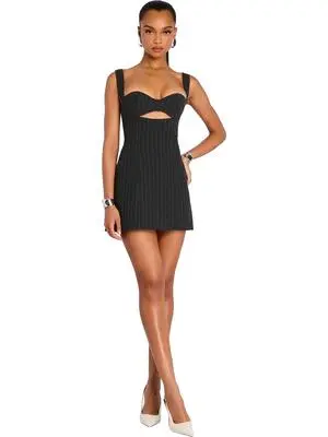 Retrofete Ariya Bustier A-line Dress - Grey