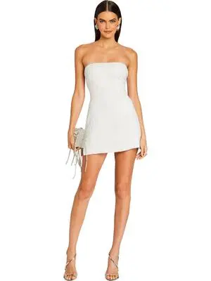 Retrofete Catherine Sequin Mini Dress - Moonglow White