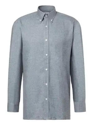 Charvet Cotton Flannel Shirt - Grey