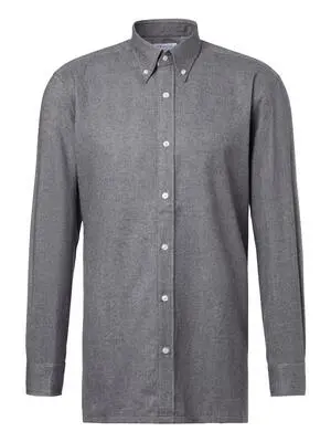 Charvet Cotton Flannel Shirt - Grey
