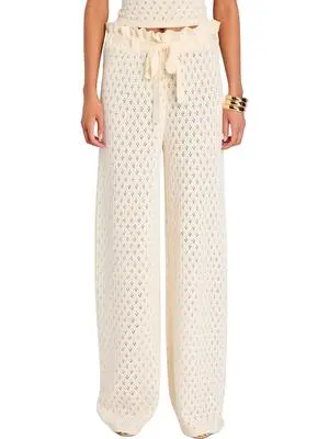 SEROYA Mali Knit Pant - Eggshell