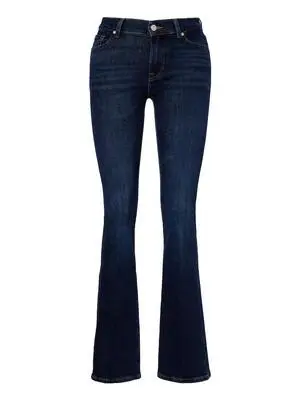 7 For All Mankind Low-rise Bootcut Jeans - Blue